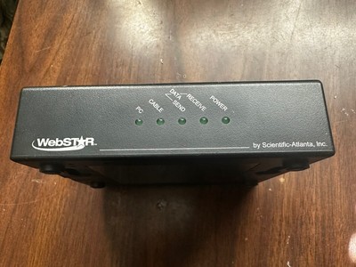 SCIENTIFIC ATLANTA WEBSTAR DPC2100 SERIES CABLE MODEM . NO Power Cable ...