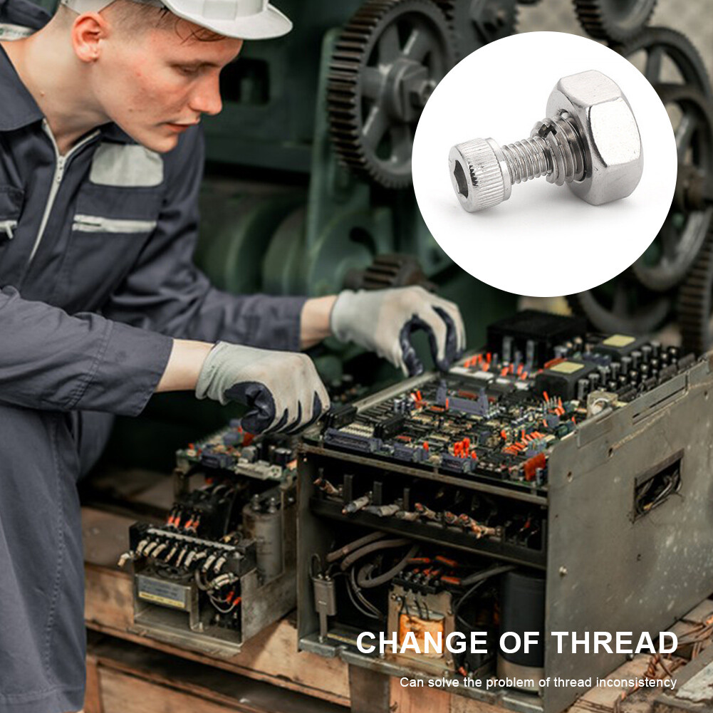 10pcs Practical M10 To M8 Stainless Steel Threaded Insert Mechanical ...