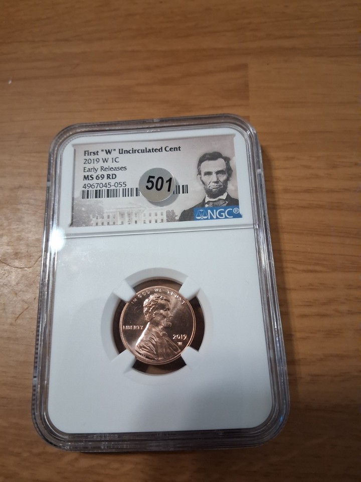 2019-W LINCOLN CENT RED ~ FIRST "W" UNCIRCULATED CENT ~ NGC MS69 RD! | eBay