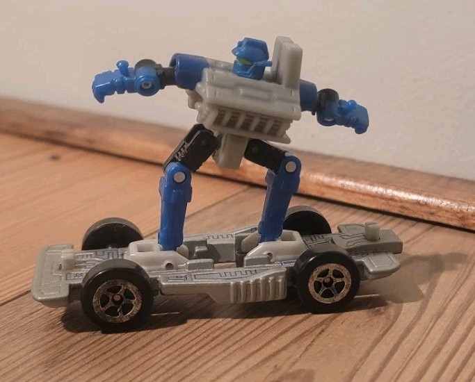 Vintage Robo Wheels Transform Mattel Hot Wheels P3 Mobile Mortar Loose ...
