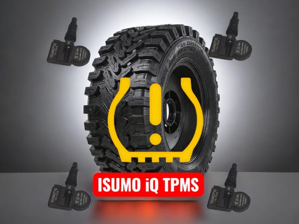ISUMO iQ NFC Dual Frequency TPMS SENSORS COVER %96 OF MARKET VEHICLES ...