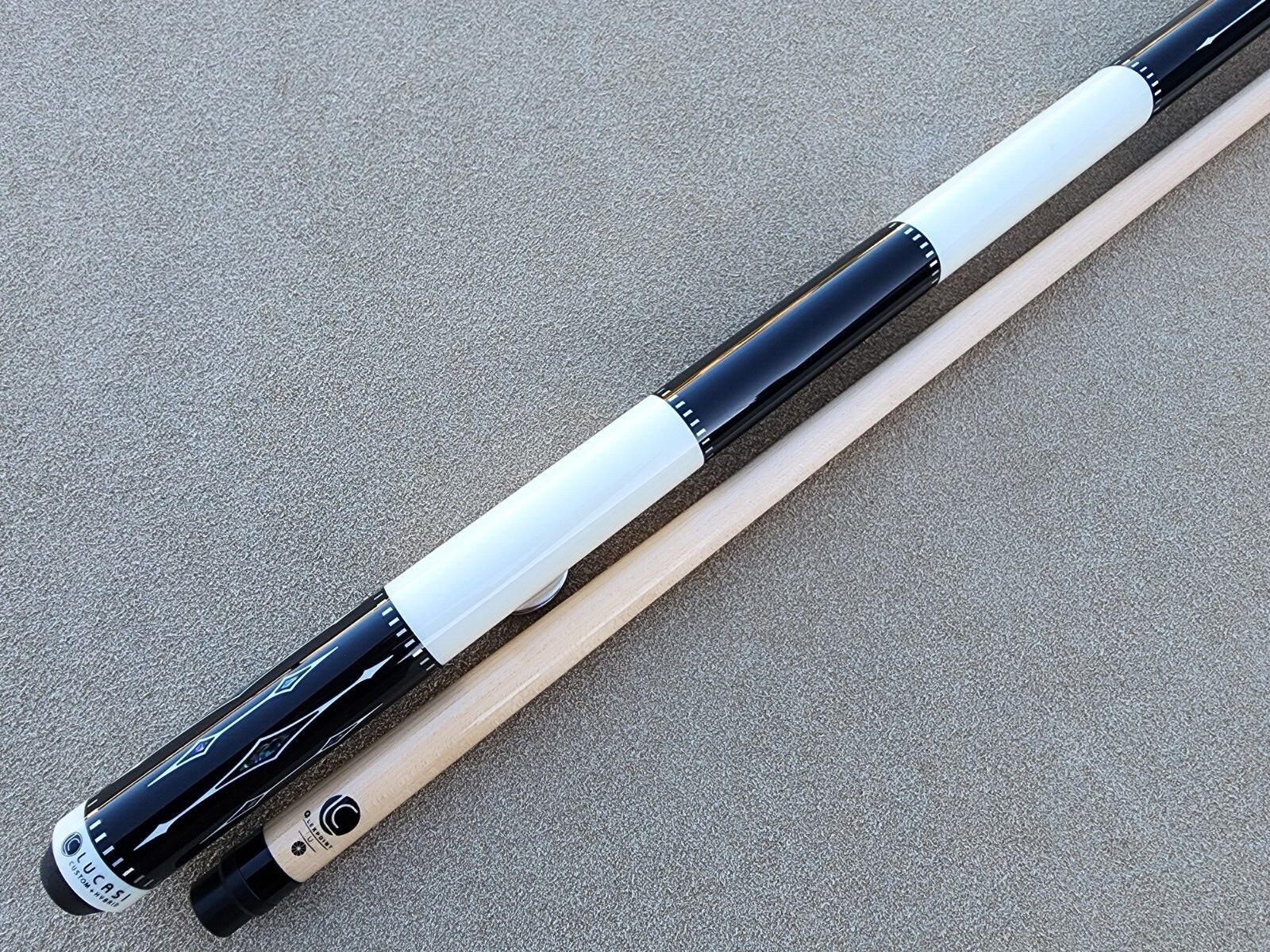 Lucasi Custom + Hybrid LHC99 Pool Cue, wrapless, 10-Piece Radial TSC ...