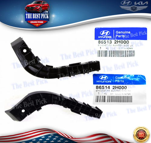 GENUINE Set=2pcs Bumper Bracket For 07-10 Hyundai Elantra Sedan Model ...