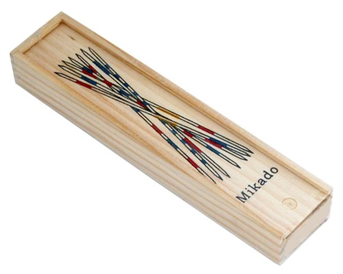 Mikado Spiel in Holzschachtel | Reisespiele | Mikadostäbe ...