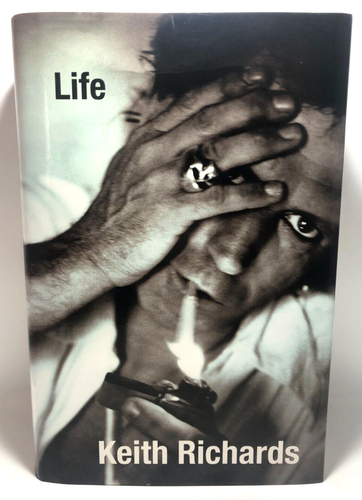 Keith Richards "Life" HC/DJ Rock Autobiography Book, Rolling Stones ...