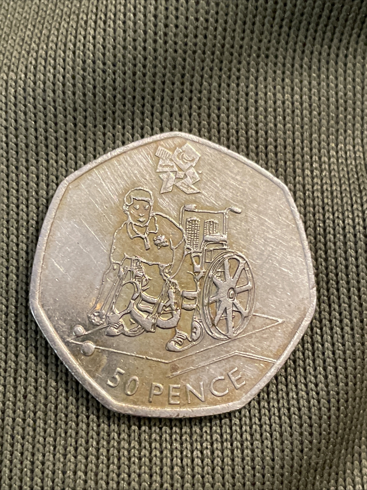 2011 olympic 50p fifty pence coin Wheelchair Bowls Circulated | eBay UK