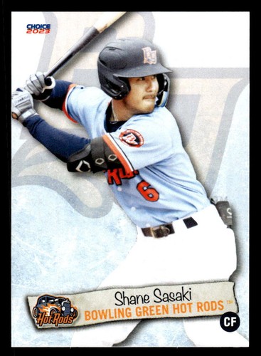 Shane Sasaki 2023 Choice Bowling Green Hot Rods #20 Bowling Green Hot ...