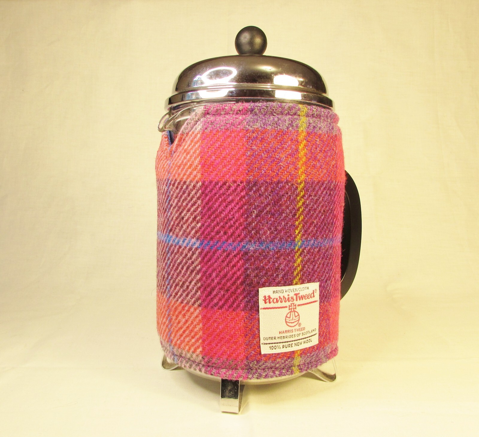 LARGE Harris Tweed Coffee Pot Cosy for 12 Cup Cafetiere / French Press ...