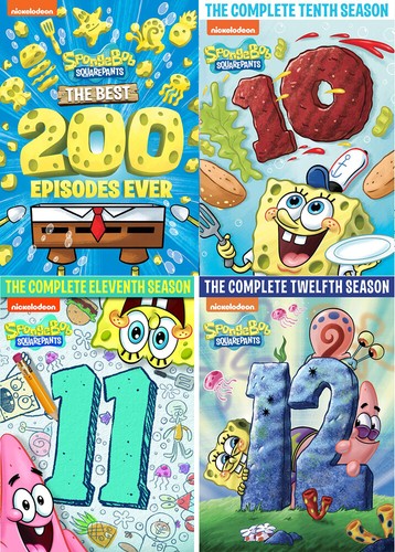 SpongeBob SquarePants:The Complete Seasons 1-12 DVD Sets Best 200 ...