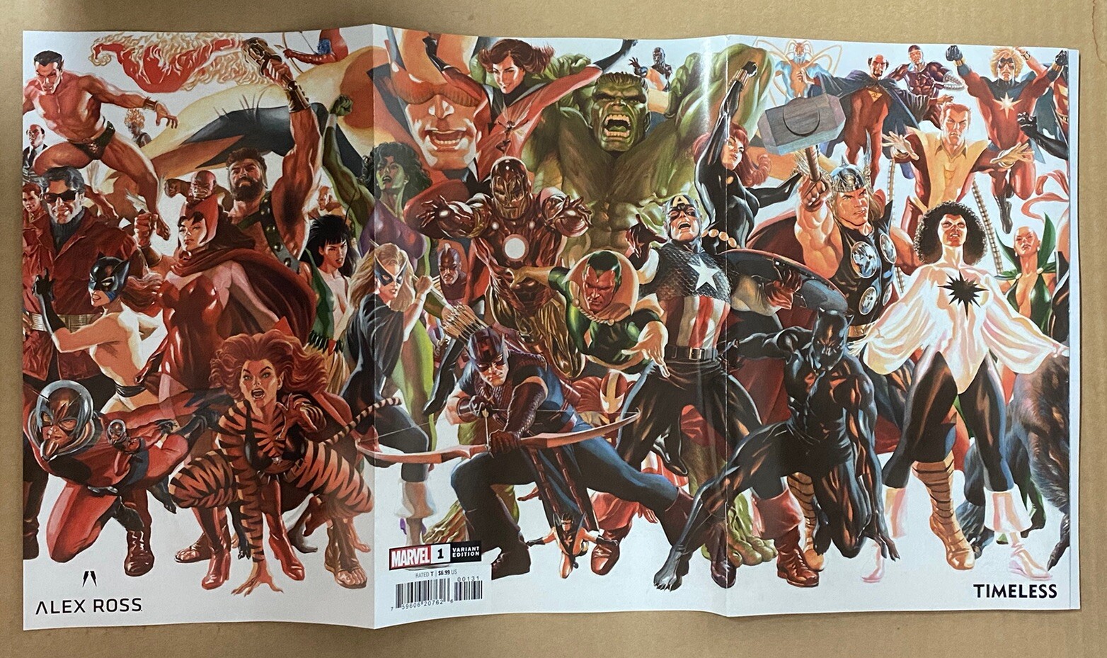 TIMELESS #1 [Marvel 2023] ALEX ROSS WRAPAROUND GATEFOLD VARIANT NM | eBay