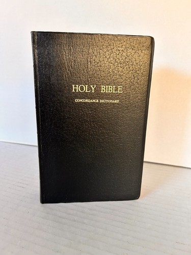 Holy Bible Dictionary Concordance Dictionary Red Letter Edition ...