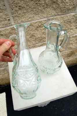 Pair of Very Nice older Crystal Cruets + for cruet (chalice co.) | eBay