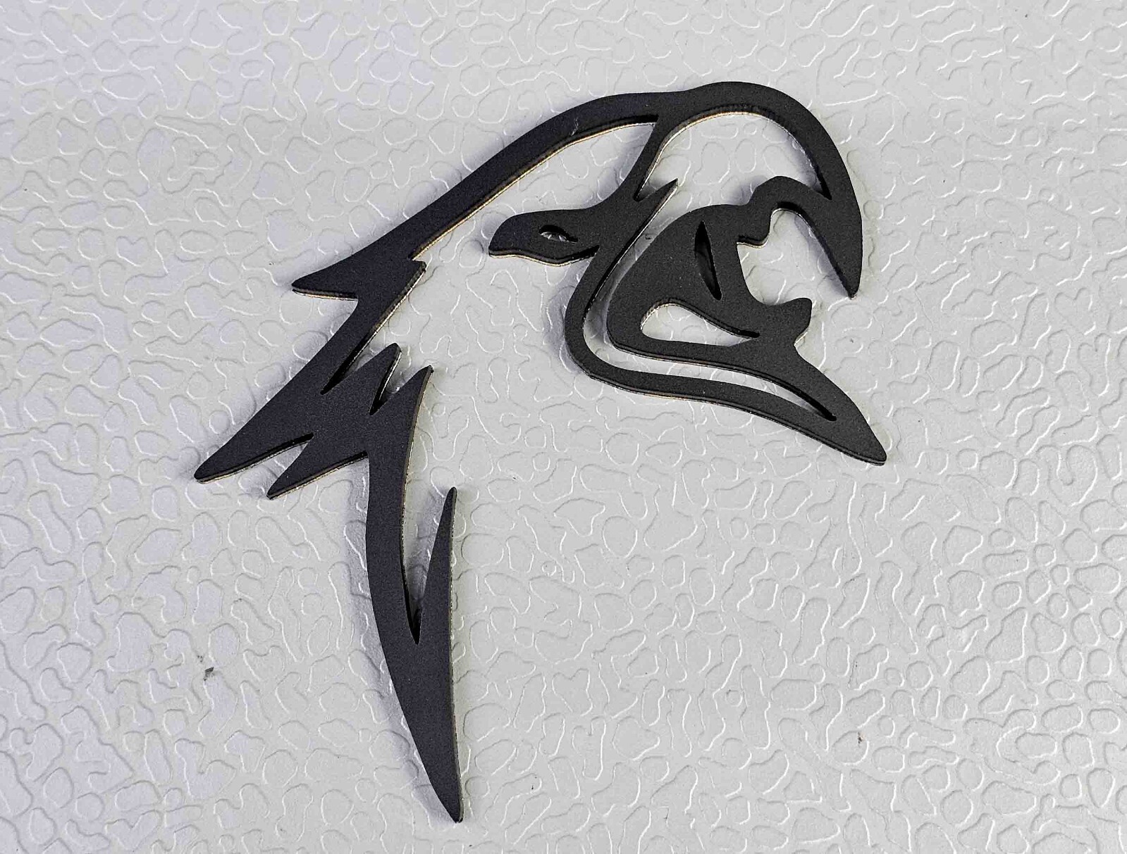 Fit for Jeep TrackHawk Grand Cherokee Matte Black Hellhawk Emblem Badge ...