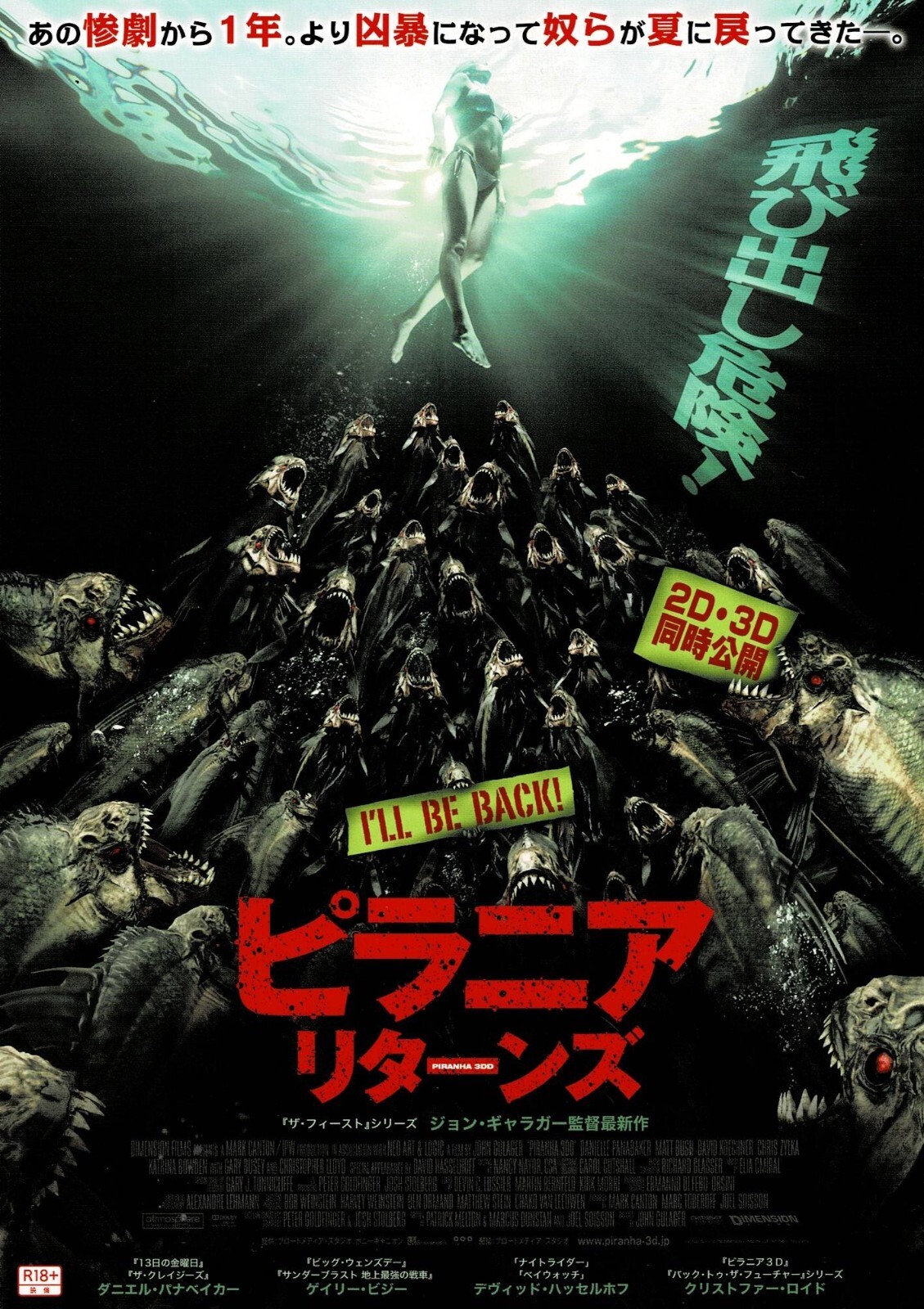Piranha 3dd Film