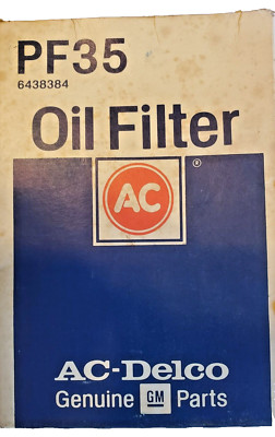 Vintage AC Delco PF35 Engine Oil Filter NOS 6438384 Genuine GM Parts | eBay