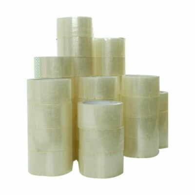 24 Rolls 3"/110 Yards/1.8 Mil Clear Packing Tape,Box Tape, CS18A Free ...