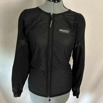 Bohn Body Armor Jacket Men's S Black Moto | eBay