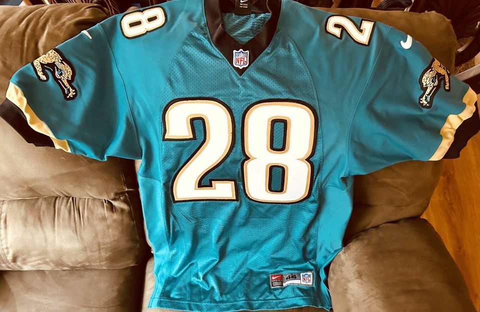 Fred Taylor Jacksonville Jaguars 1998 authentic Nike ROOKIE game model ...