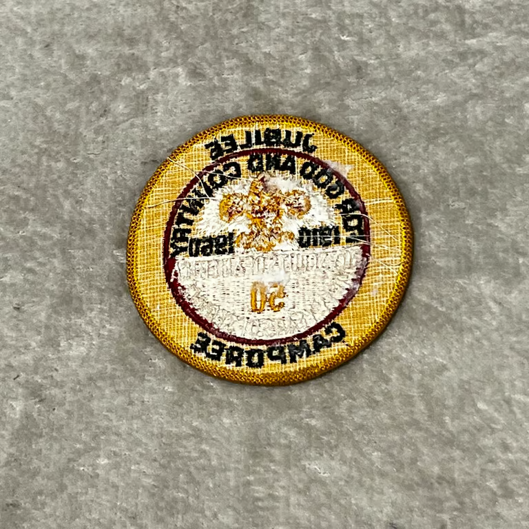 Boy Scouts 50 Years of Service Jubilee Camporee 1960 Vintage Patch ...