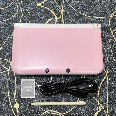 Nintendo 3DS XL LL Pink White Portable System Global Game Support 64GB ...
