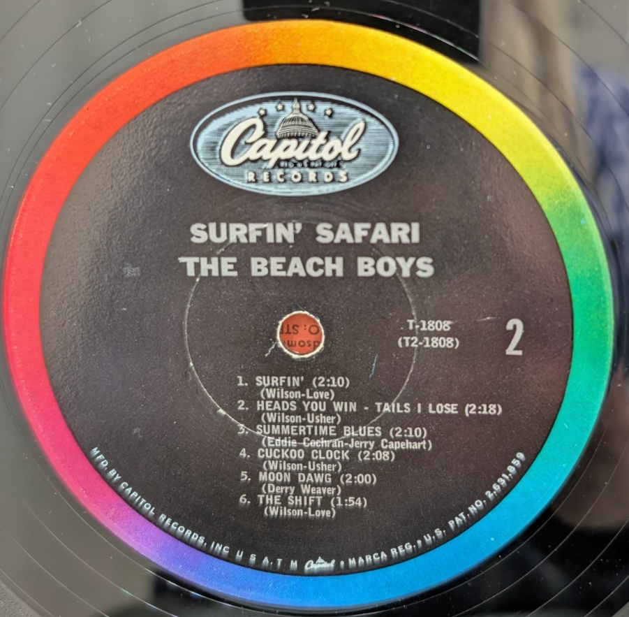 The Beach Boys Surfin' Safari LP 1962 MONO pressing 409 | eBay