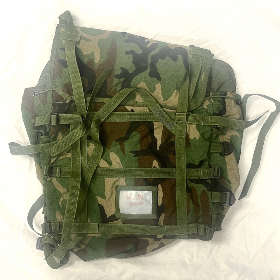 Military Issue MOLLE II Main Pack - Woodland Camo -- PACK ONLY | eBay