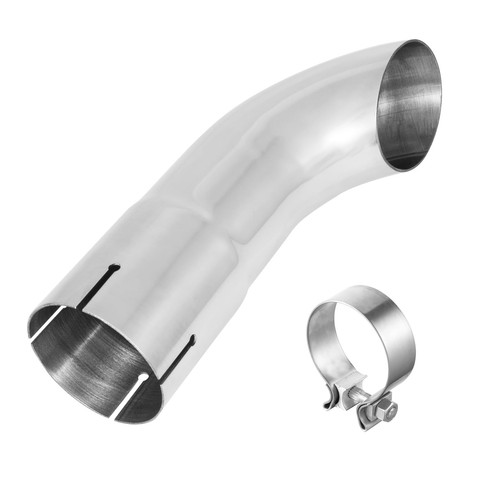 2.5 Inch Inlet Turn Down Exhaust Tip Universal Stainless Steel Exhaust ...