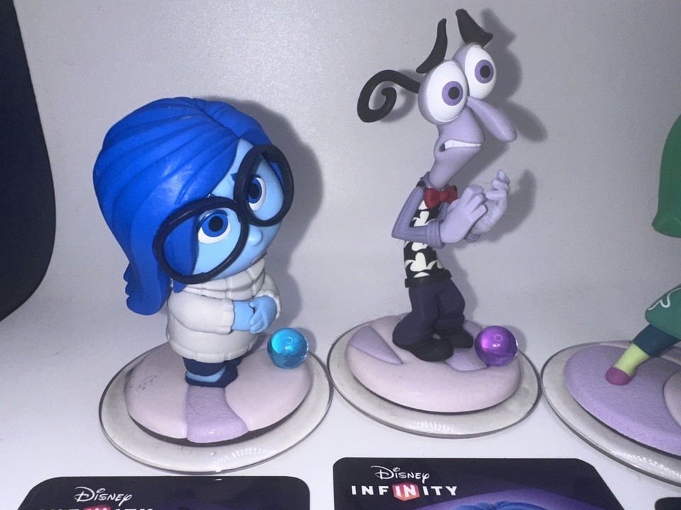Disney Infinity 3.0 Inside Out Lot: Figures Disgust Sadness Fear ...