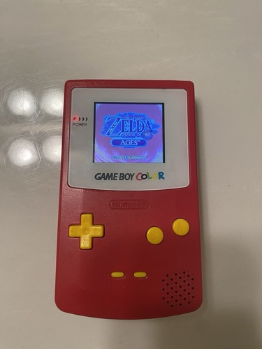 (MODDED) Red Gameboy Color with Backlit Screen (GAMES NOT INCLUDED) | eBay