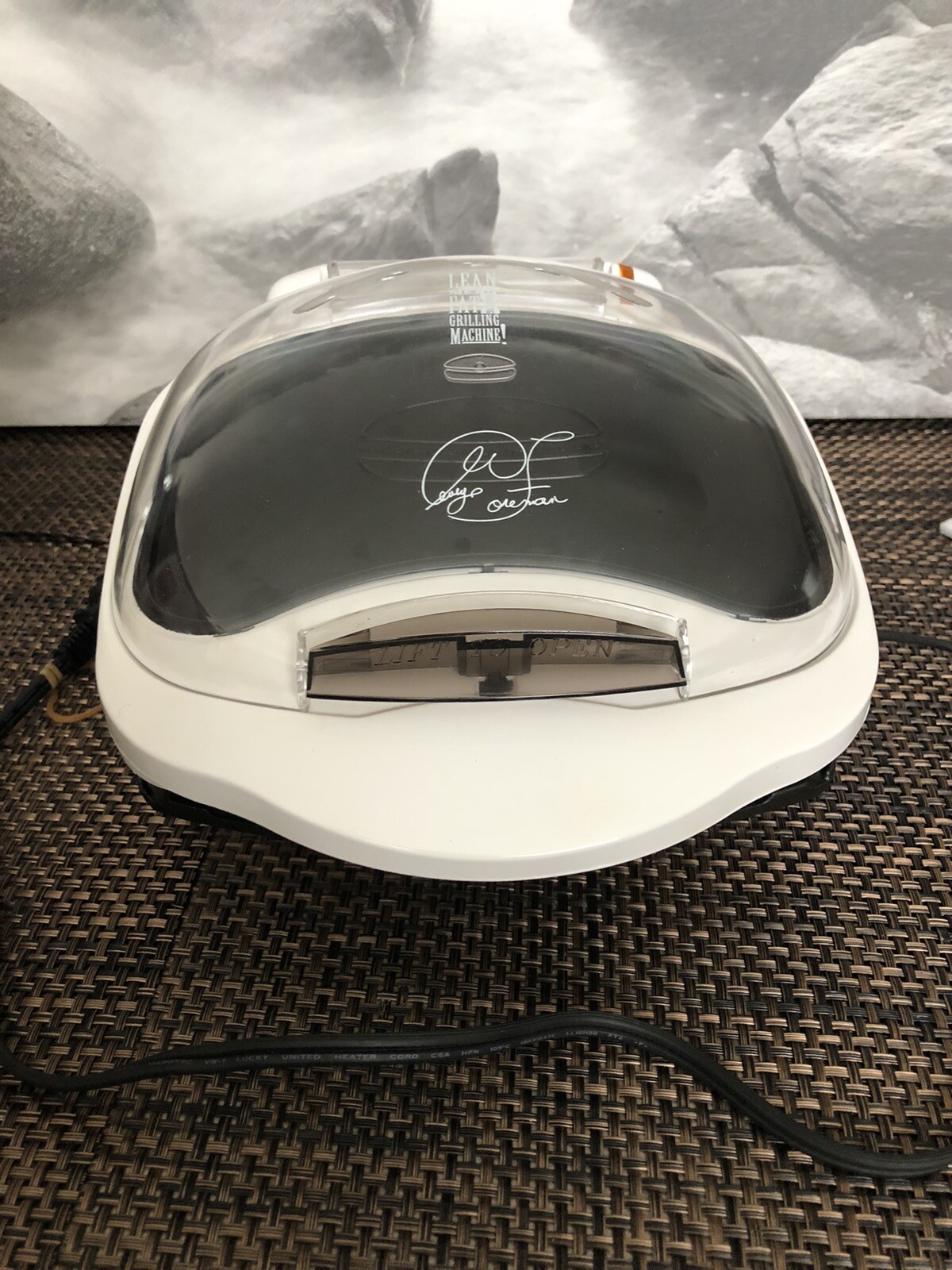 GEORGE FOREMAN LEAN MEAN GRILLING MACHINE MODEL GR10ABW | eBay