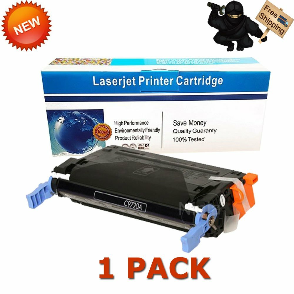 1PK Black Toner Cartridge For HP C9720A 641A LaserJet 4600 4600DN 4610N ...