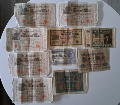 Konvolut alte Deutsche Geldscheine 10 Scheine | eBay.de