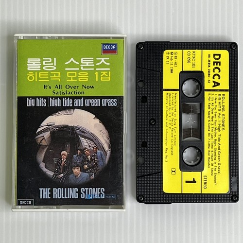 ROLLING STONES Big Hits High Tide & Green Grass Korea Import Cassette Tape Decca | eBay