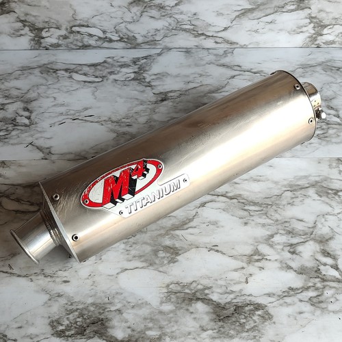 M4 Titanium Slip On 51mm Muffler Pipe Exhaust - FITS MULTIPLE BIKES | eBay