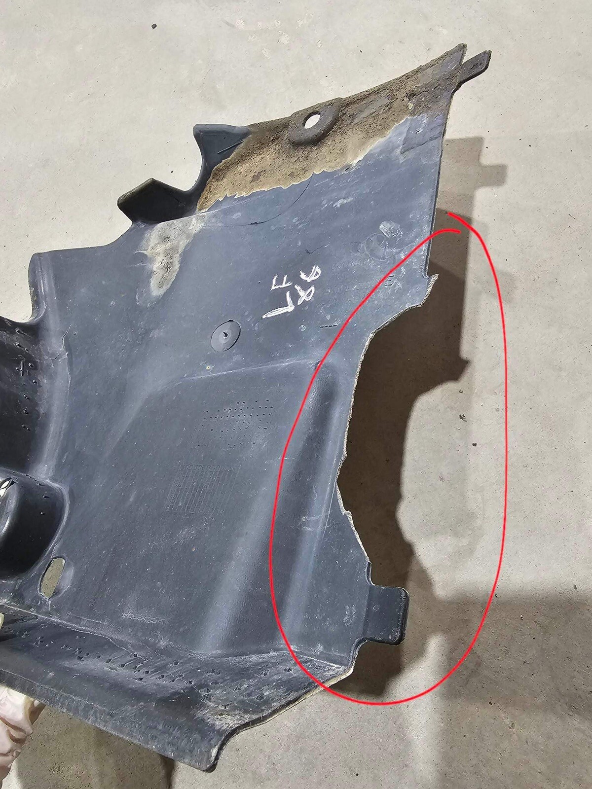 2009-2016 AUDI A4 S4 FRONT LEFT UNDERBODY SHIELD PANEL OEM 8K0825201E ...