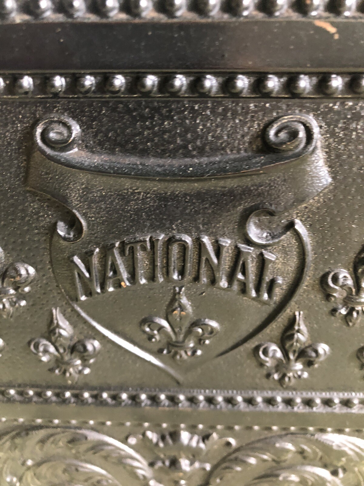 Rare Old Brass National Cash Register #211 General Store Register | eBay