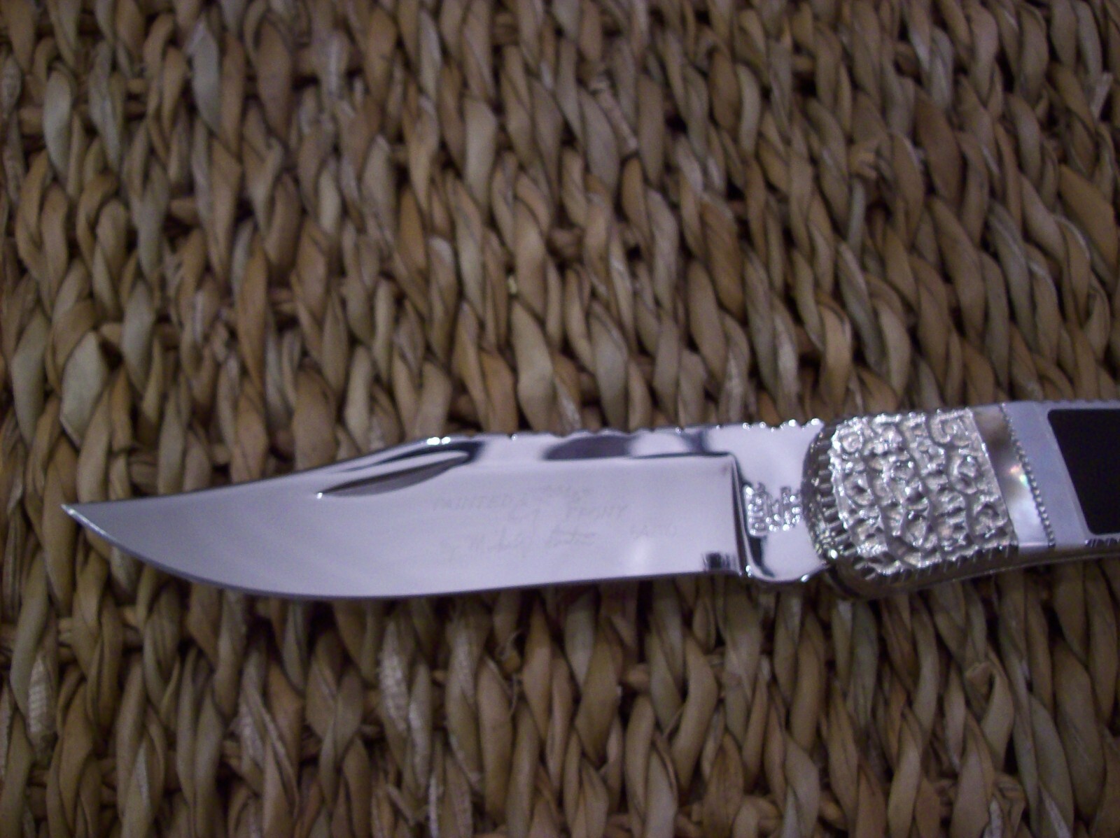CUSTOM BUCK KNIFE 110 By "David Yellowhorse / Michael Prater #064/110 ...