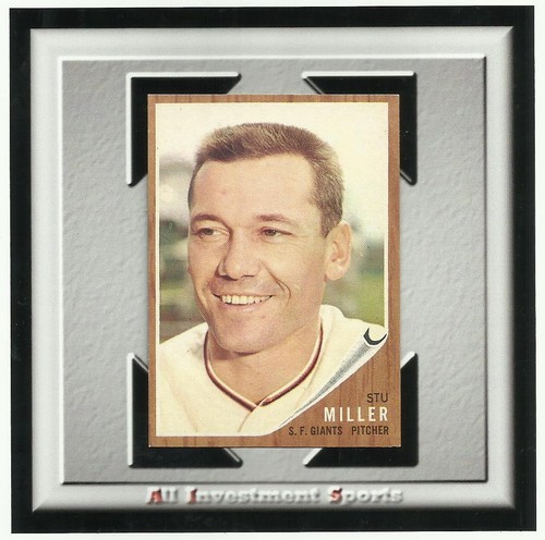 1962 Topps STU MILLER #155 NM-MT *awesome baseball card for set* TD96 ...
