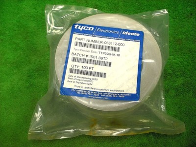 2" TYCO 053112-00 CONTINUOUS POLYESTER DECAL LABEL LABELING 100' USA | eBay