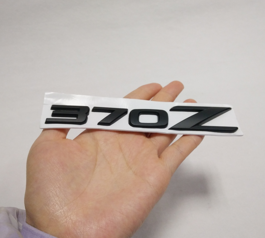 1x 370z Car Side Fender Rear Trunk Emblem Badge Decals ( black) | eBay