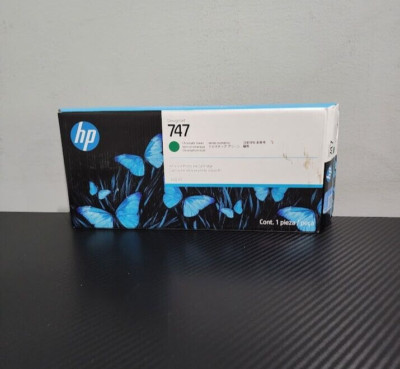 HP P2V84A 747 DesignJet Chromatic Green Ink Cartridge Exp May/2024 | eBay