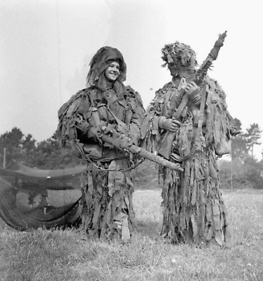 WW2 Photo WWII Canadian Snipers 1st Parachute Battalion World War Two ...