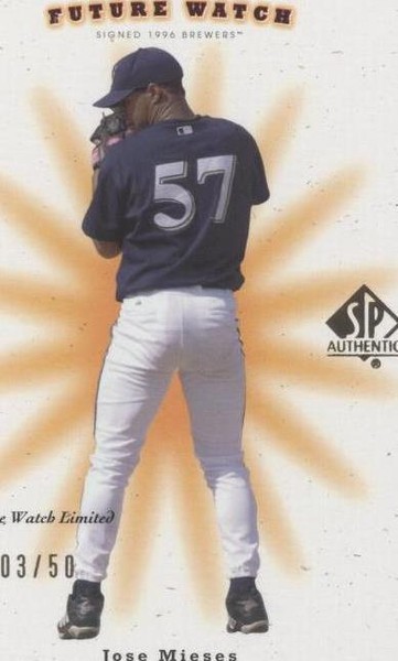 2001 SP Authentic - Future Watch SP Limited #108 Jose Mieses /50 (RC ...