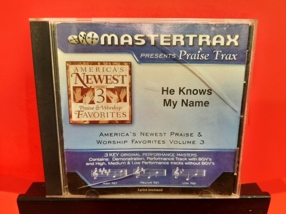 Mastertrax Presents Praise Trax He Knows My Name (Music CD) | eBay
