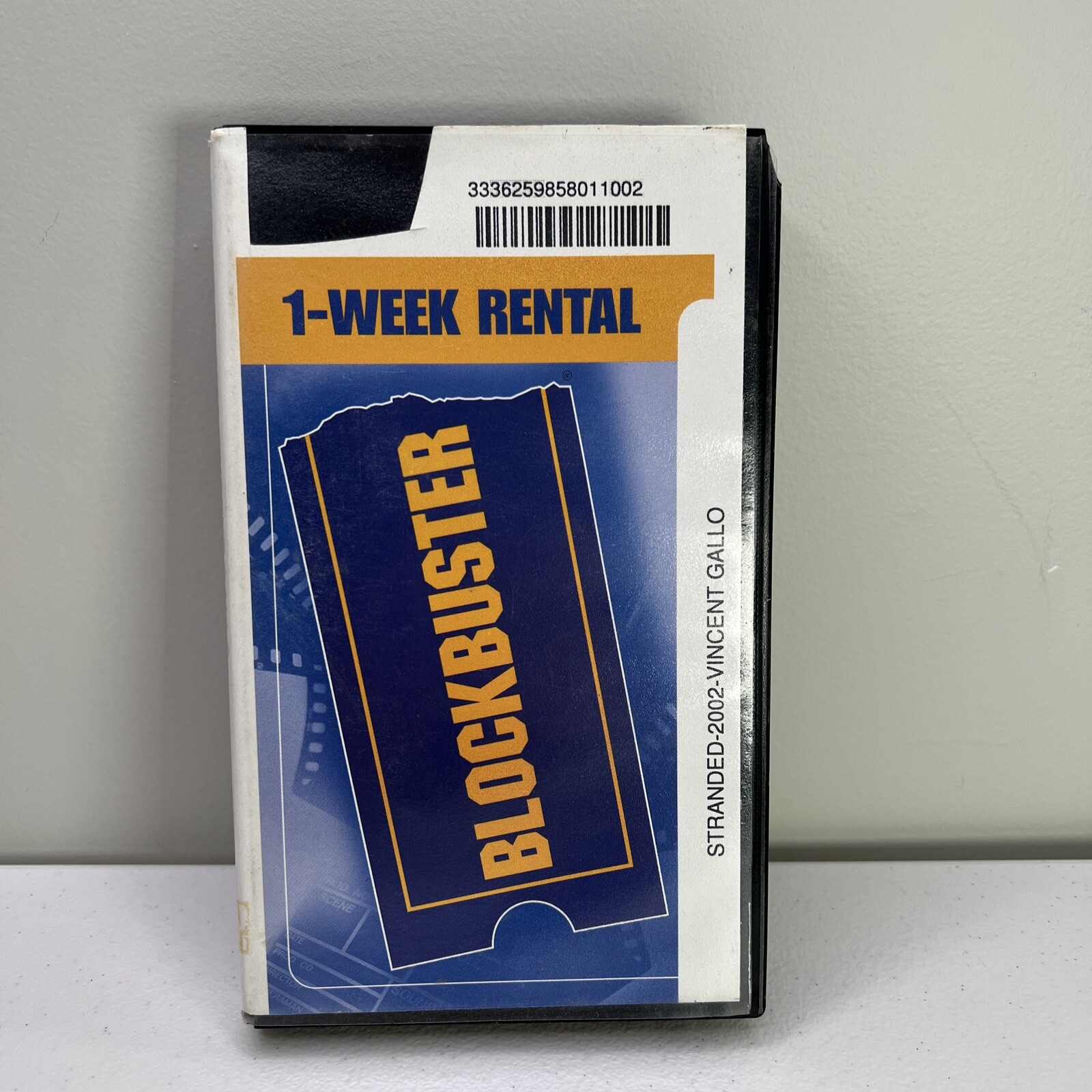 Blockbuster Video vintage VHS Clamshell case Sci-Fi Stranded 2002 ...