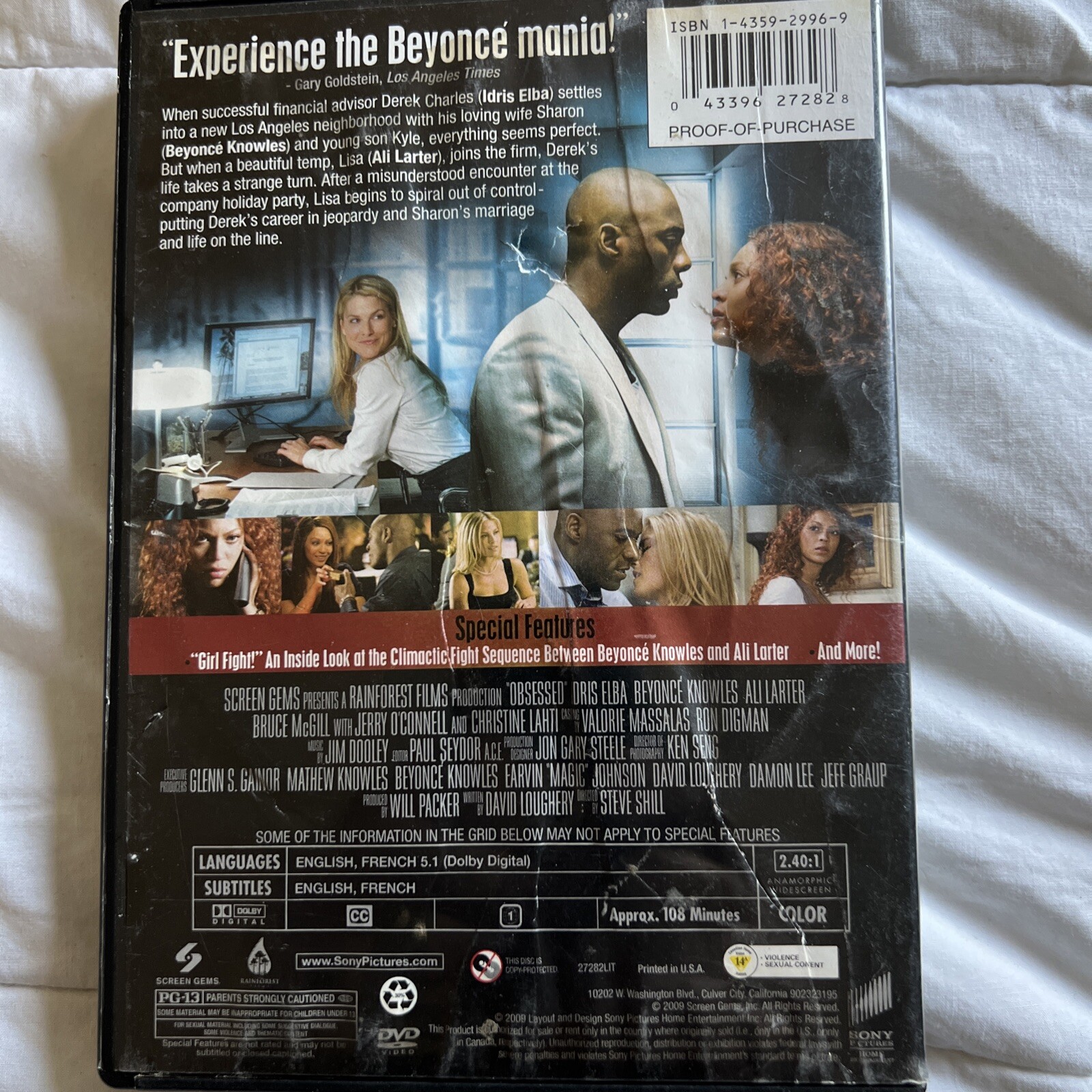 Obsessed (DVD, 2009) 43396272828| eBay