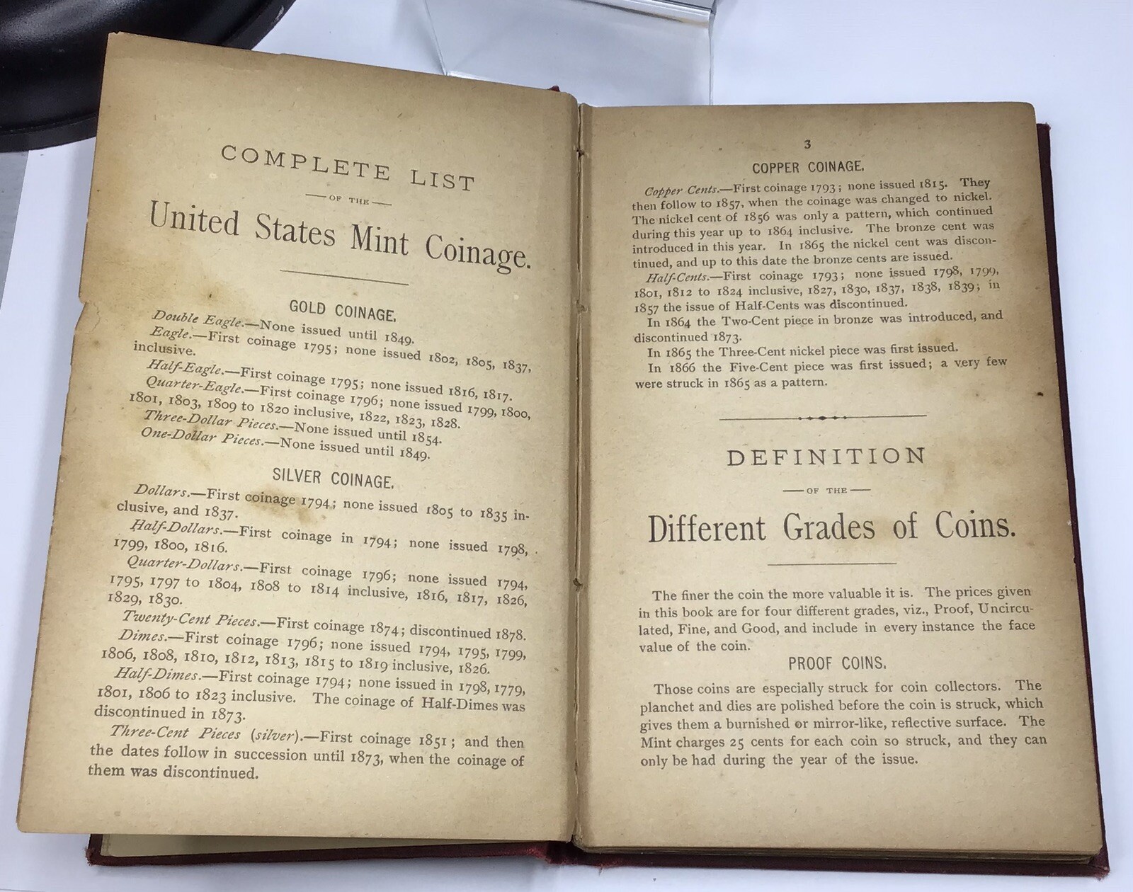 Rare Coins of America Fifth Edition Copyright 1889 WM. Von Bergen | eBay