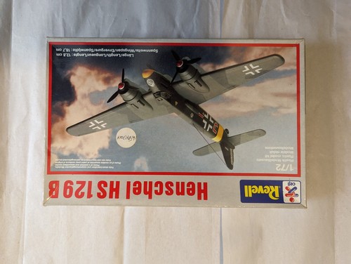 Revell Henschel HS-129 B WW II German Fighter Model Kit, 1:72 ...