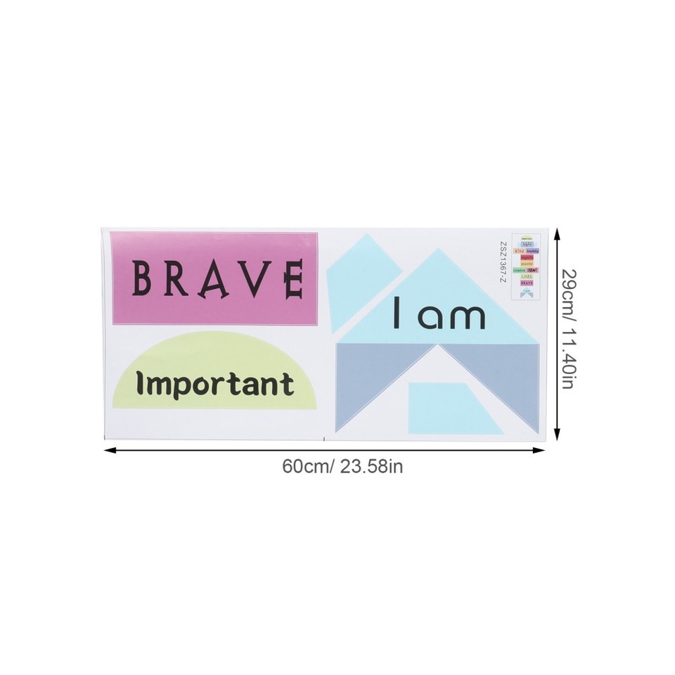 3PCS Inspirational Motivational Floor Stickers - Positive Saying ...