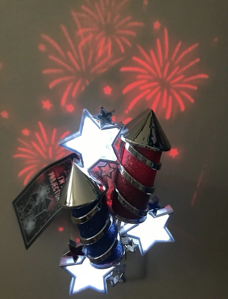 Bath & Body Works Fireworks Light Up Projector Wallflower Plug In ...